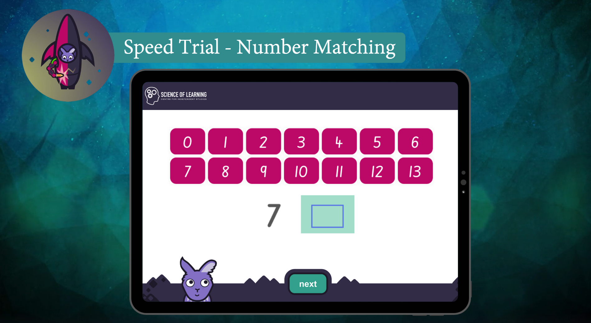Speed Trial - Number Matching - Science Of Learning